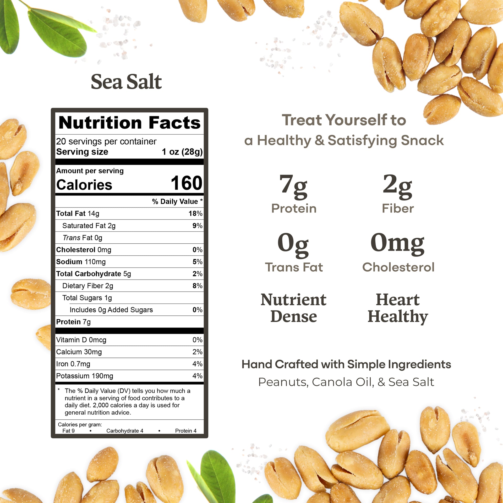 Sea Salt | Belmont Virginia Peanuts – Belmont Peanuts